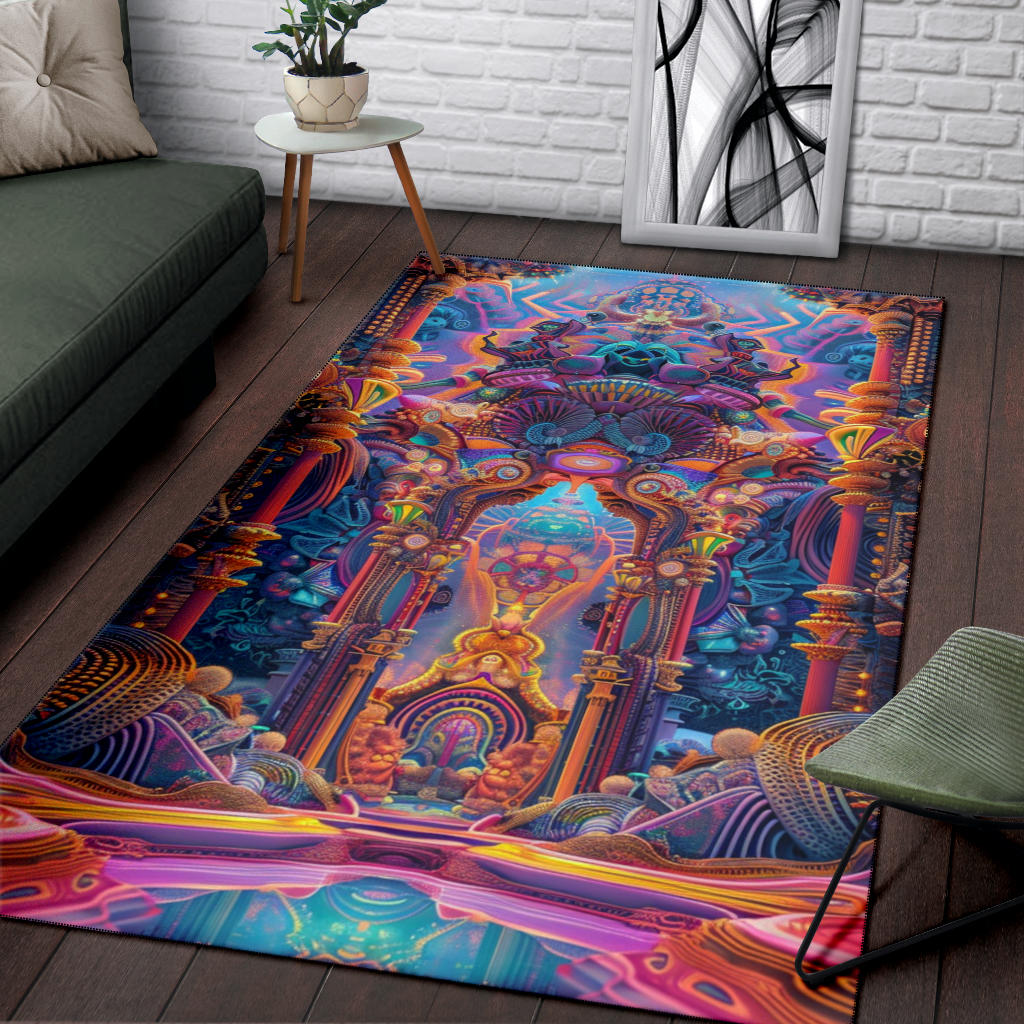 HOME SWEET HOME RUG – ACIDMATH AI